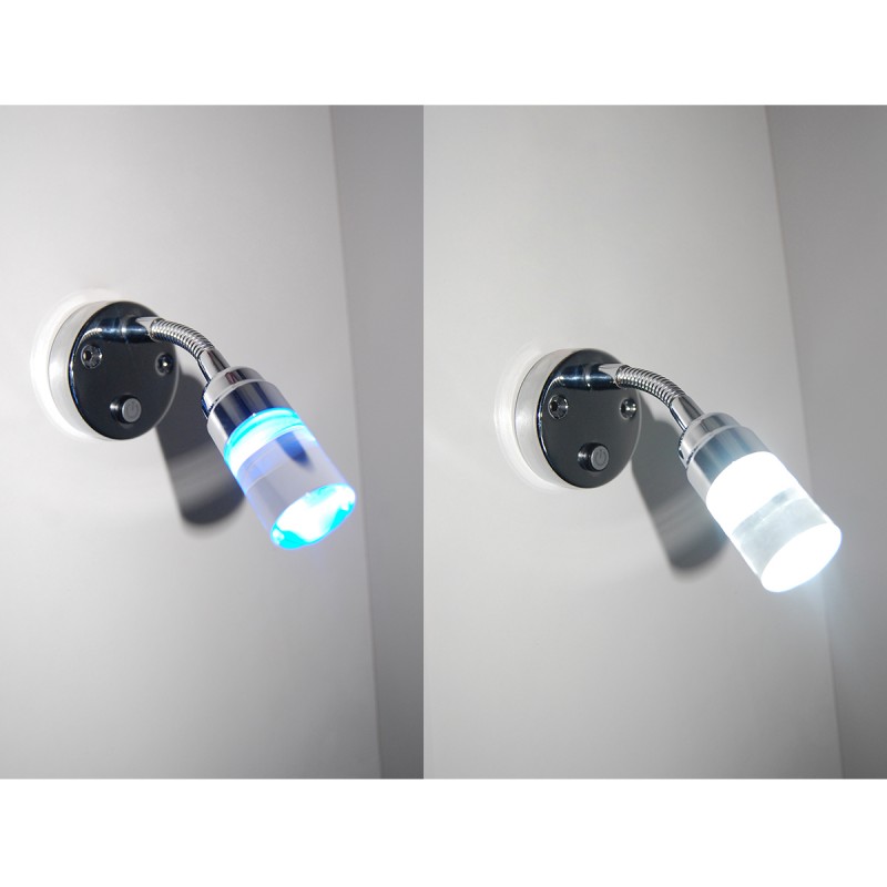 2PCS Dream Lighting USB Port 12V Flexible LED Reading Light Switched ...
