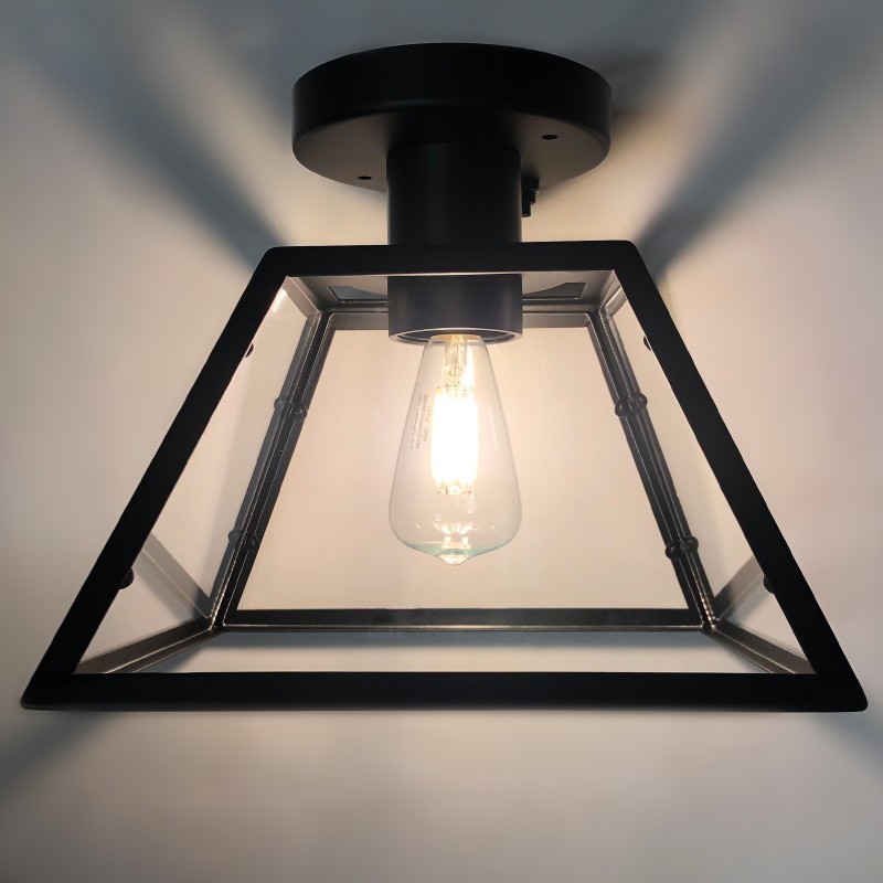 vintage LED pendant light, 12v interior ceiling light fixture, retro ...