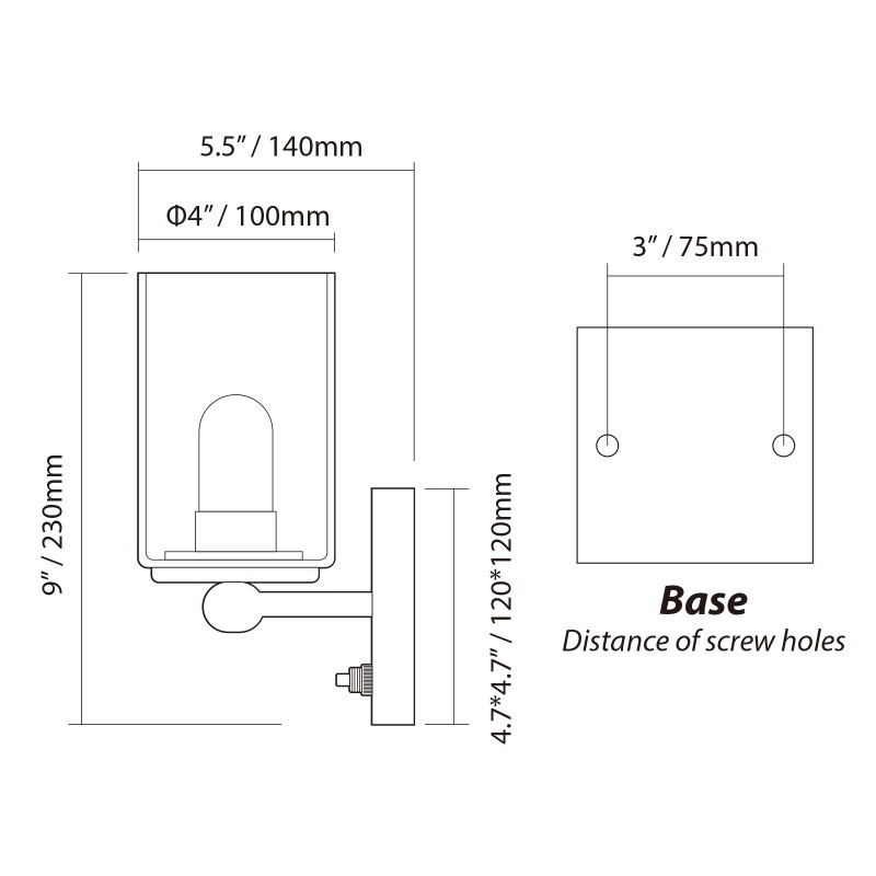 12V LED wall sconce motorhome caravan, 12V LED wall light fixture RV ...